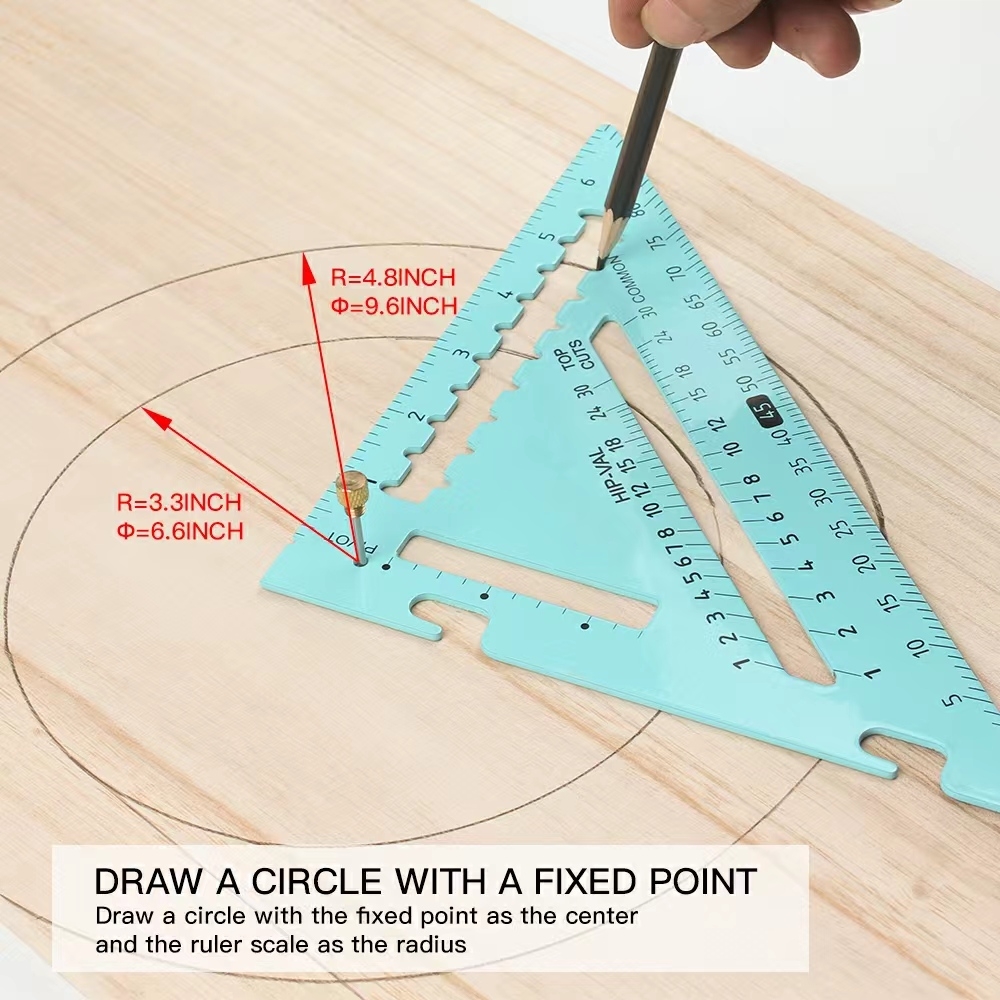 How Can I Draw Circular Shape Using A Triangular Board?